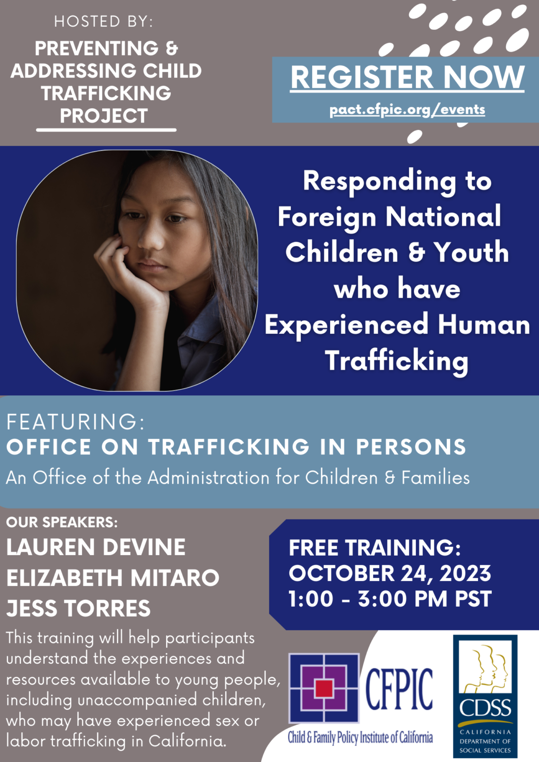 Responding to Foreign National Youth Who Have Experienced Human Trafficking – Preventing and ...